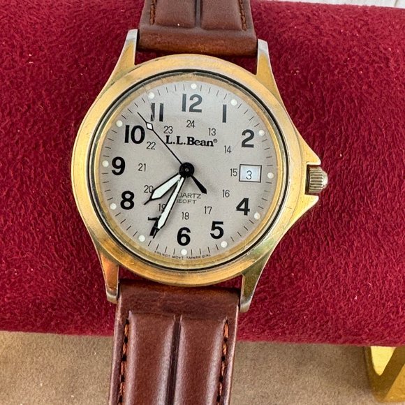 L.L. Bean | Accessories | Vintage L L Bean 24 Hr Military Gold Plated ...